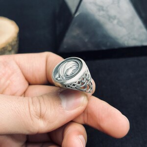 Marian Consecration Ring, Virgin Mary Sterling Silver Ring, Miraculous ...