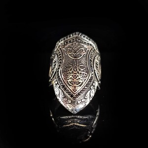 New Arrival Islamic Zihgir,prayer Zihgir Archer Warrior Ring,925 ...
