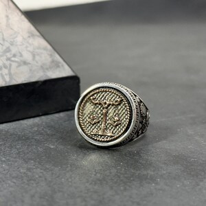 Libra Zodiac Sign Ring,sterling Silver Horoscope Libra Ring,astrology ...