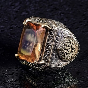 Sultanit Gemstone Silver Ring Handmade ,very Rare Ring,rare Gemstone ...