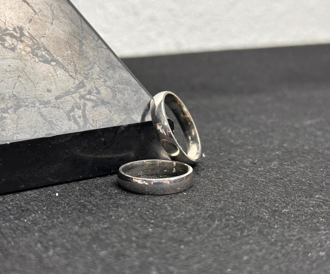 Personalized Sterling Silver Couple Rings: Adjustable Promise Rings - Etsy