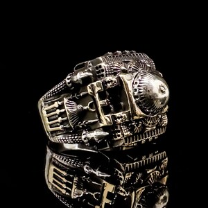 Mosque Silver Ring,muslim Silver Ring,925 Sterling Silver Islamic Ring ...