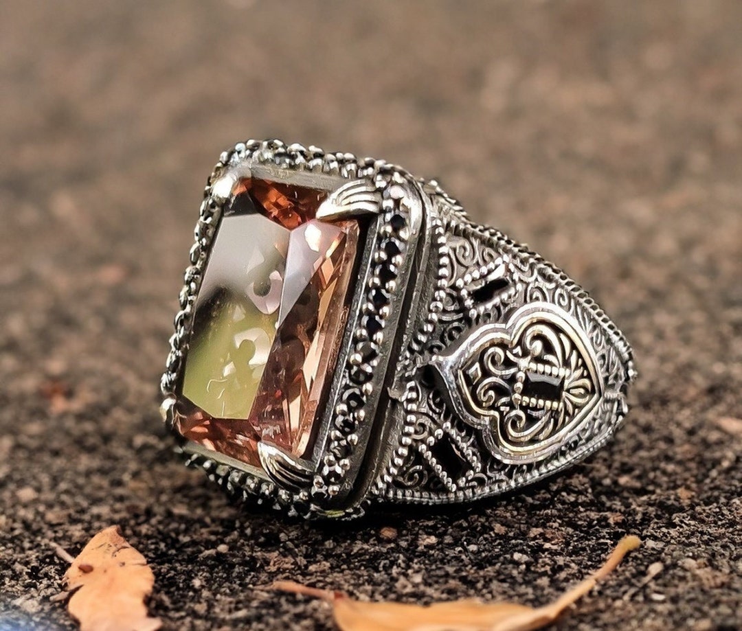 Original Sultanit Gemstone Silver Body Rare Gemstone Ring,mystic ...