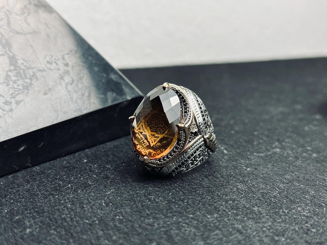 Sultanit Silver Ring, Seal of Solomon Color Change (handmade, Unisex ...