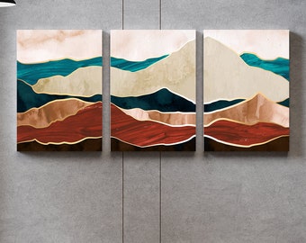 3 Panel Painting - Etsy