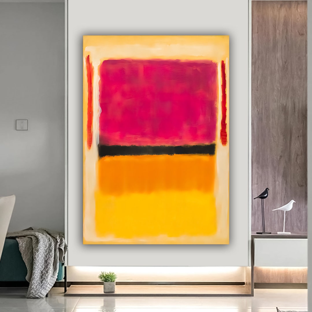 Mark Rothko Mix Canvas Art Reproduction, Rothko Wall Art, Abstract ...
