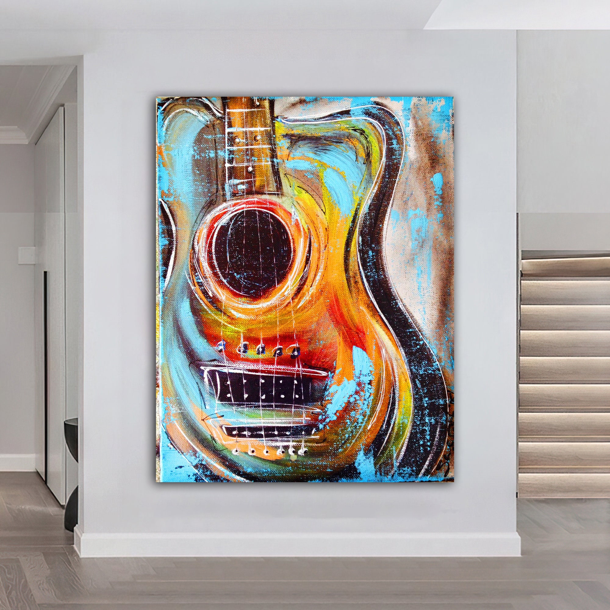 Paintings Of Musical Instruments Art
