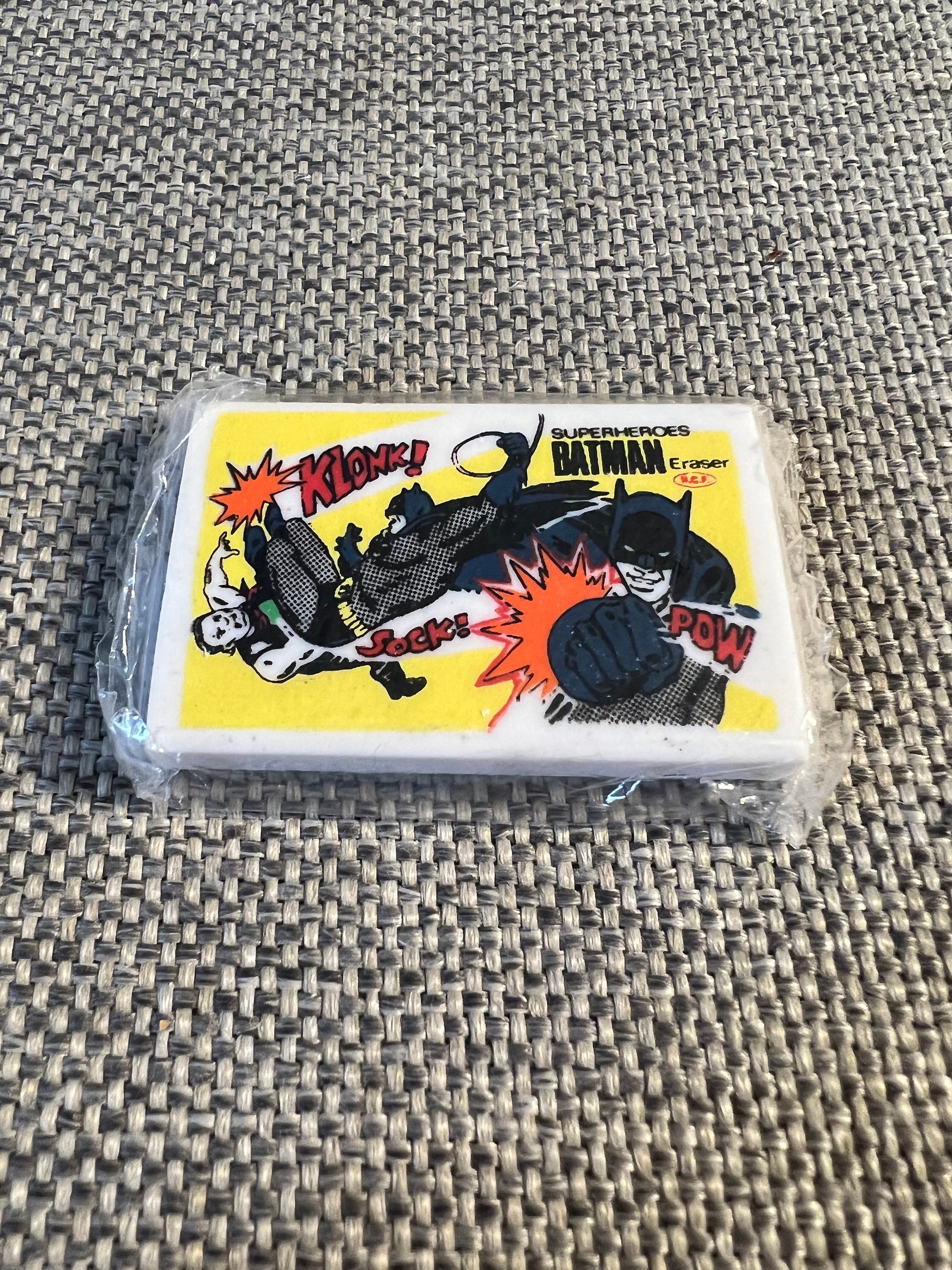 Vintage Eraser Batman H.C.F 80's - Etsy