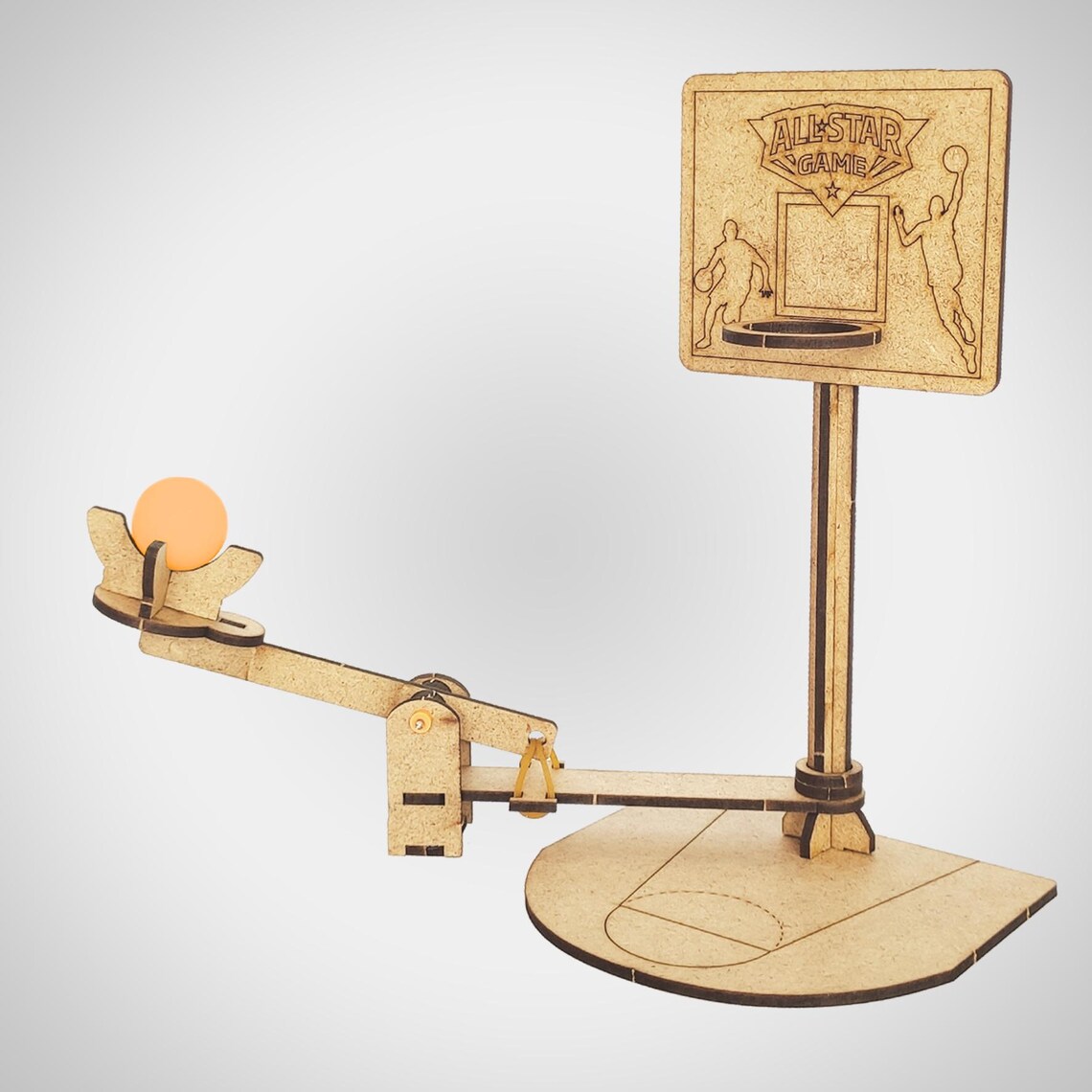 3D STEM DIY Kit: Basketball Hoop & Wind Panel Science Puzzle - Etsy