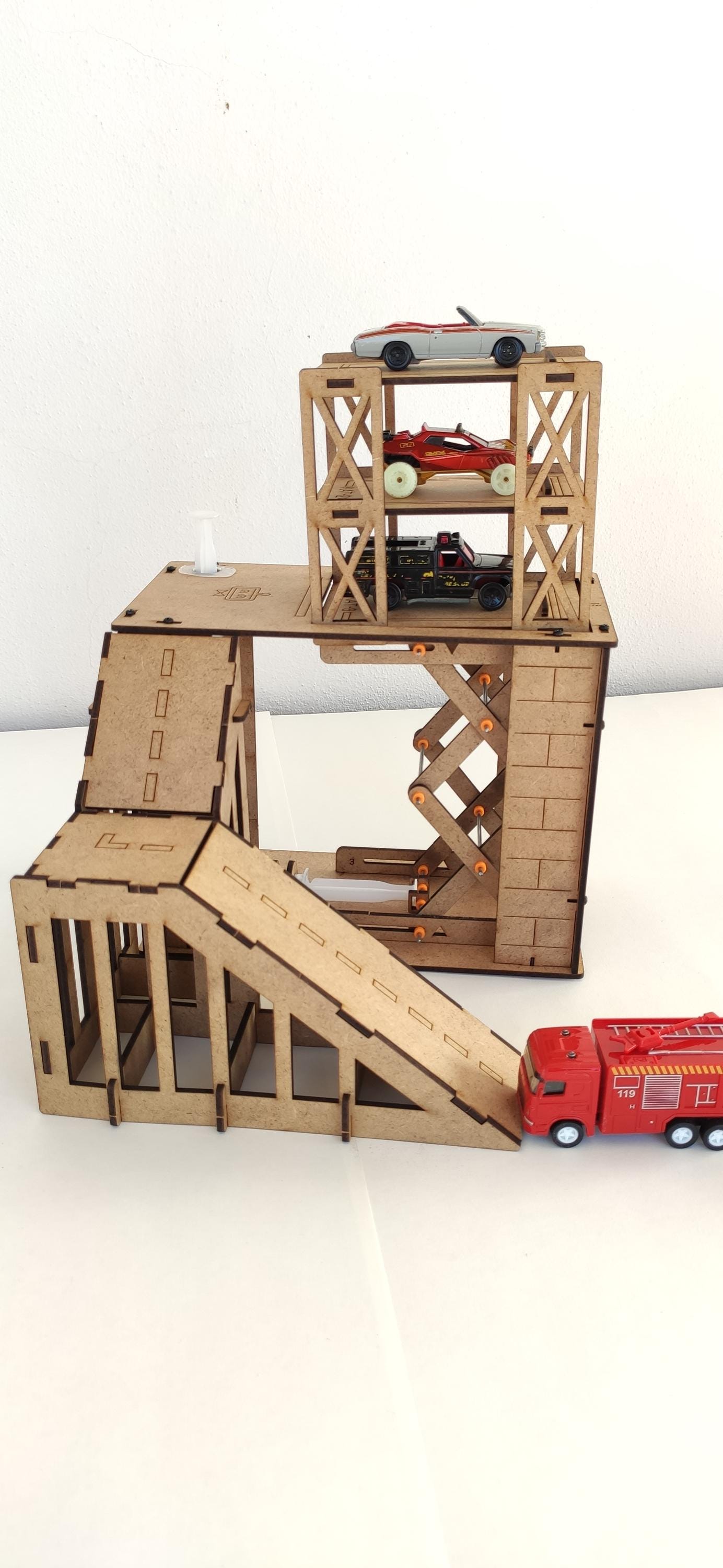 Stem DIY Kits Parking With Elevator, Educational STEM Toy for Kids, Fun ...