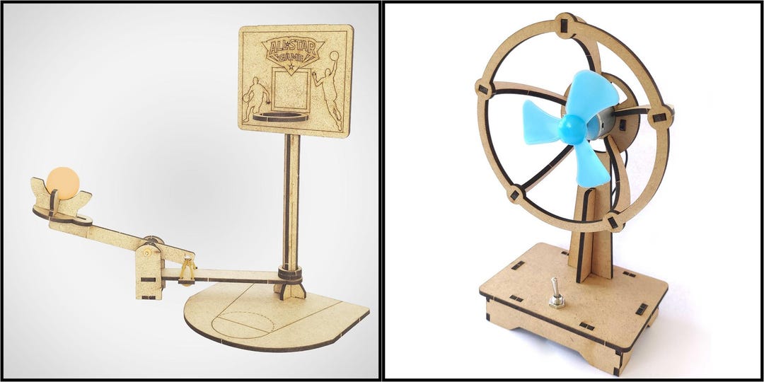 3D Stem DIY Kit Build a Lamp and Variable Speed Oscillating Fan ...