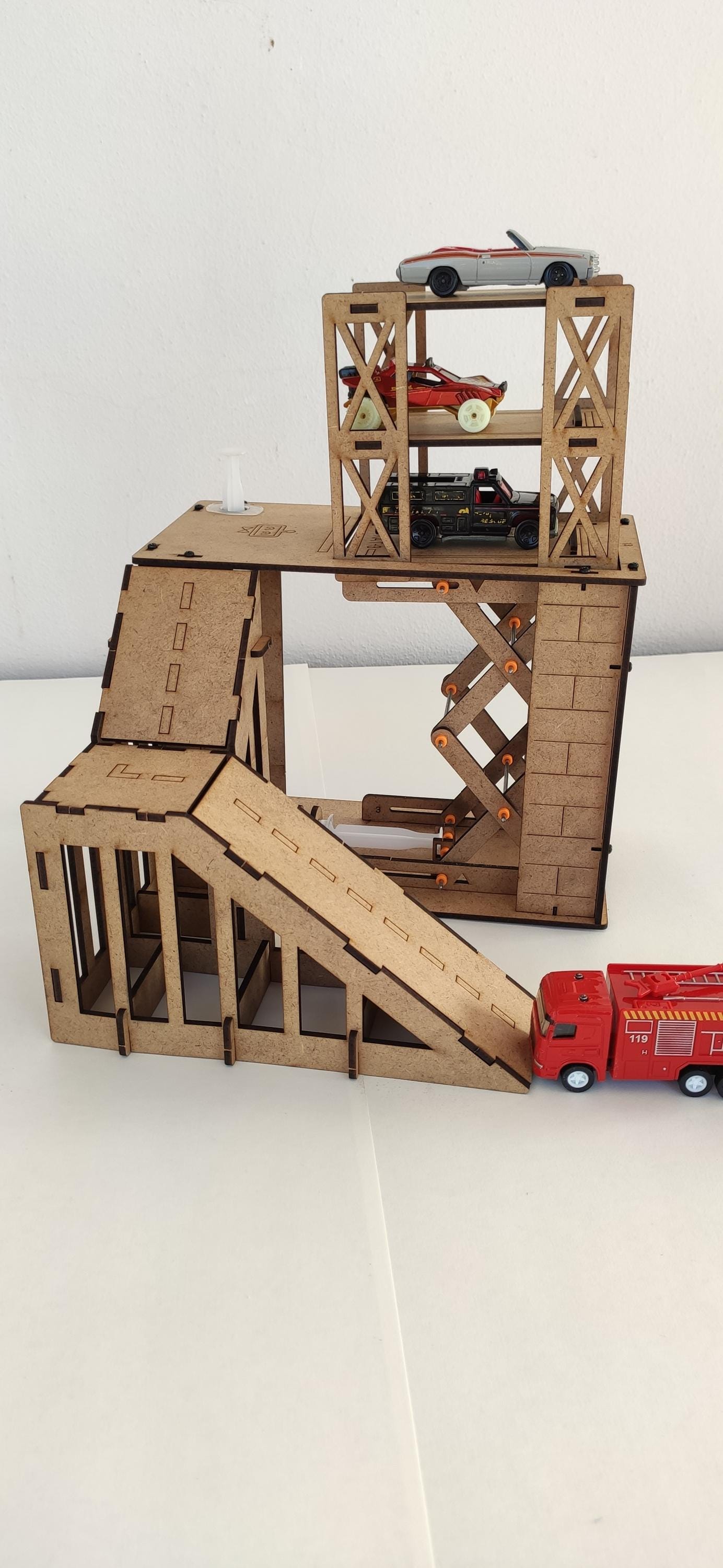 Stem DIY Kits Parking With Elevator, Educational STEM Toy for Kids, Fun ...