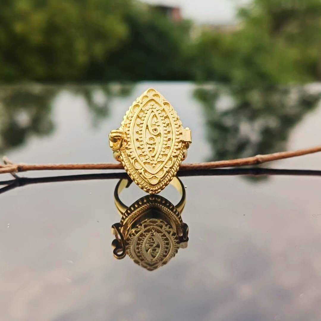 Poison Ring, 24k Gold Plated Poison Ring, Unique Poison Ring, Secret ...