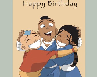 Last Avatar Birthday Card - Etsy