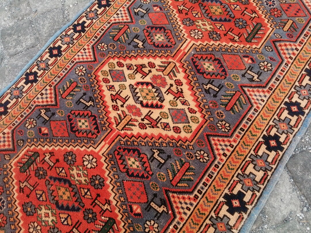 Persian Living Room Rug Persian Small Rug Persian Area Rug - Etsy