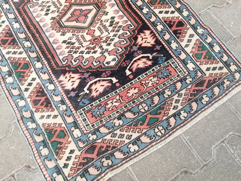 Persian Rug Small Rug Turkish Rug Runner Rug Vintage Persian Rug ...
