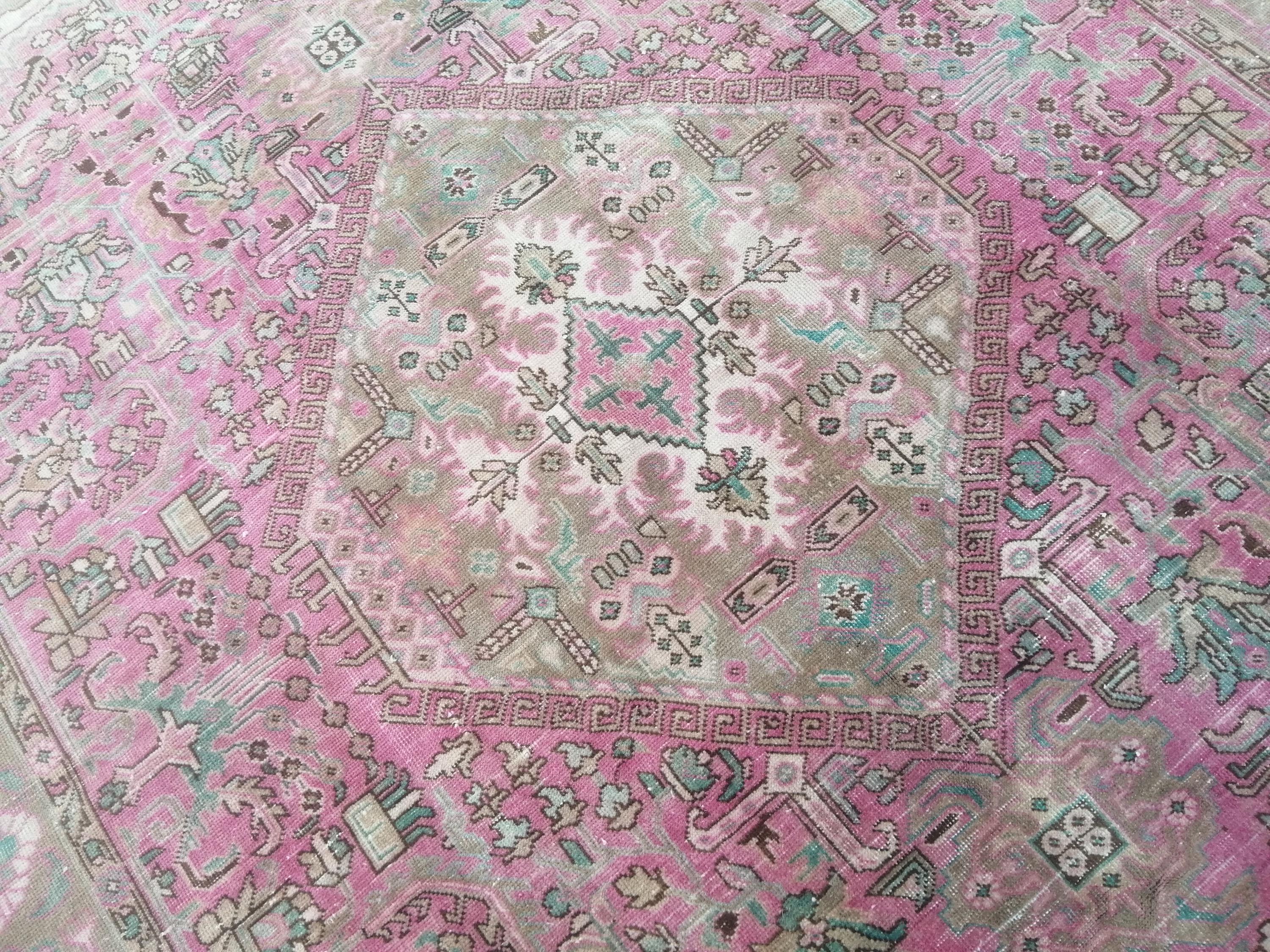 Vintage Persian Rug Persian Aesthetic Rug Persian Pink Rug Persian Area ...