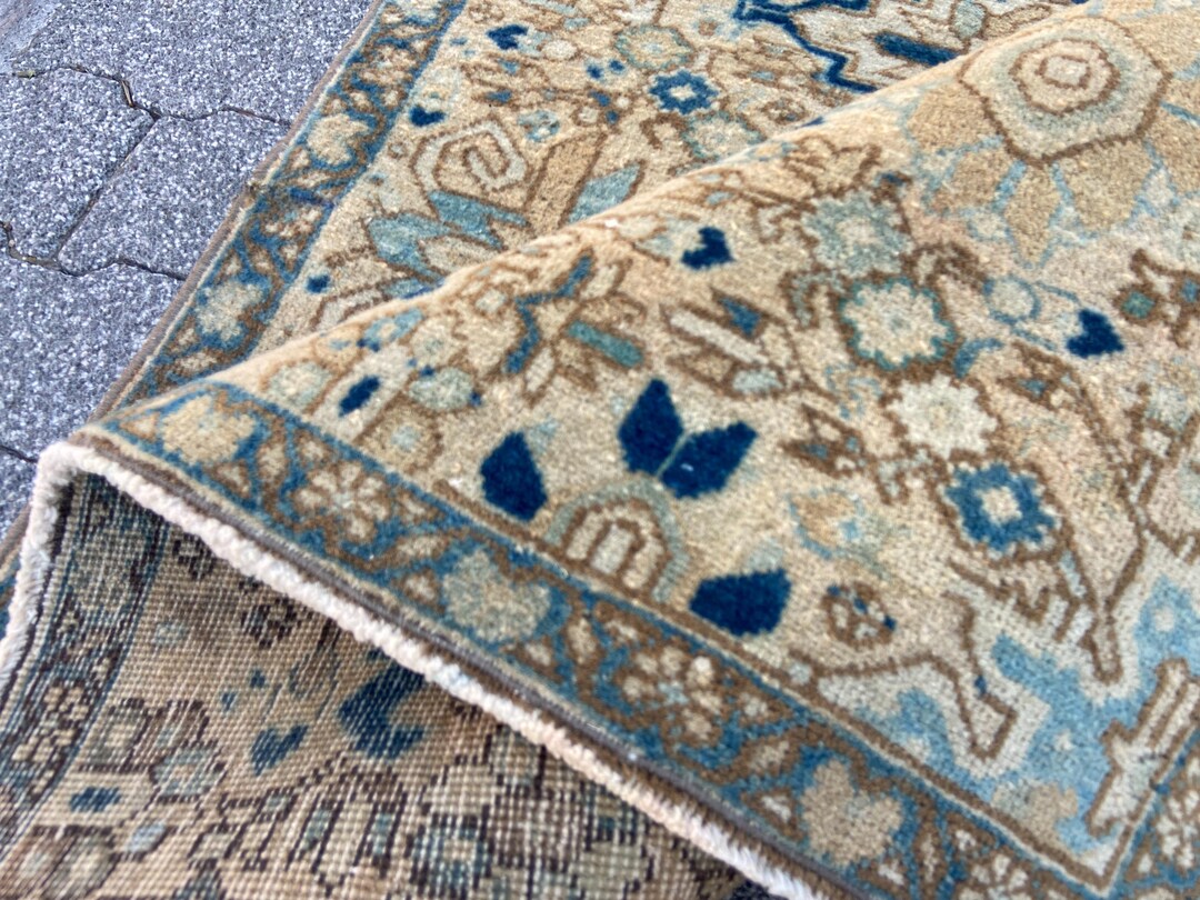 Karaca Rug Vintage Persian Rug - Rug Runner Rugs - Hand-knotted Wool ...