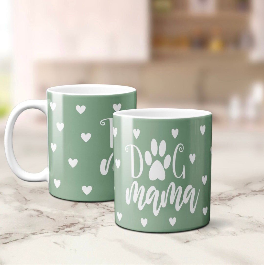 Cricut Mug Press SVG Template for Infusible Ink Sheet,dog Mama Full Mug ...