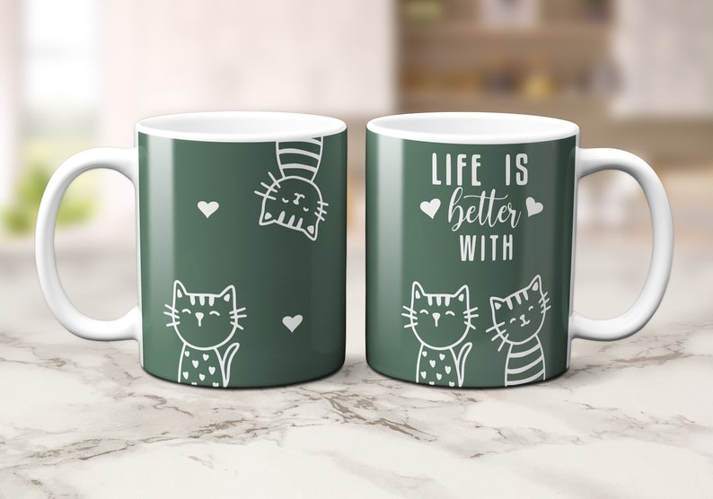 Cricut Mug Press SVG Template for Infusible Ink Sheet ,life is Better ...