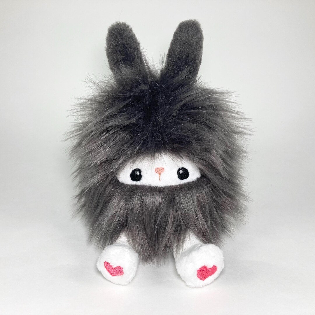 Rabbit Monster (dark Gray) | Mikku, Stuffed Animal, Plush Toy, Unique ...