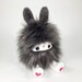 Rabbit Monster dark Gray Mikku, Stuffed Animal, Plush Toy, Unique ...