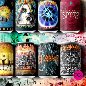 DEF LEPPARD Album Cover Beer Can Art Print Poster - Live Tour - Etsy