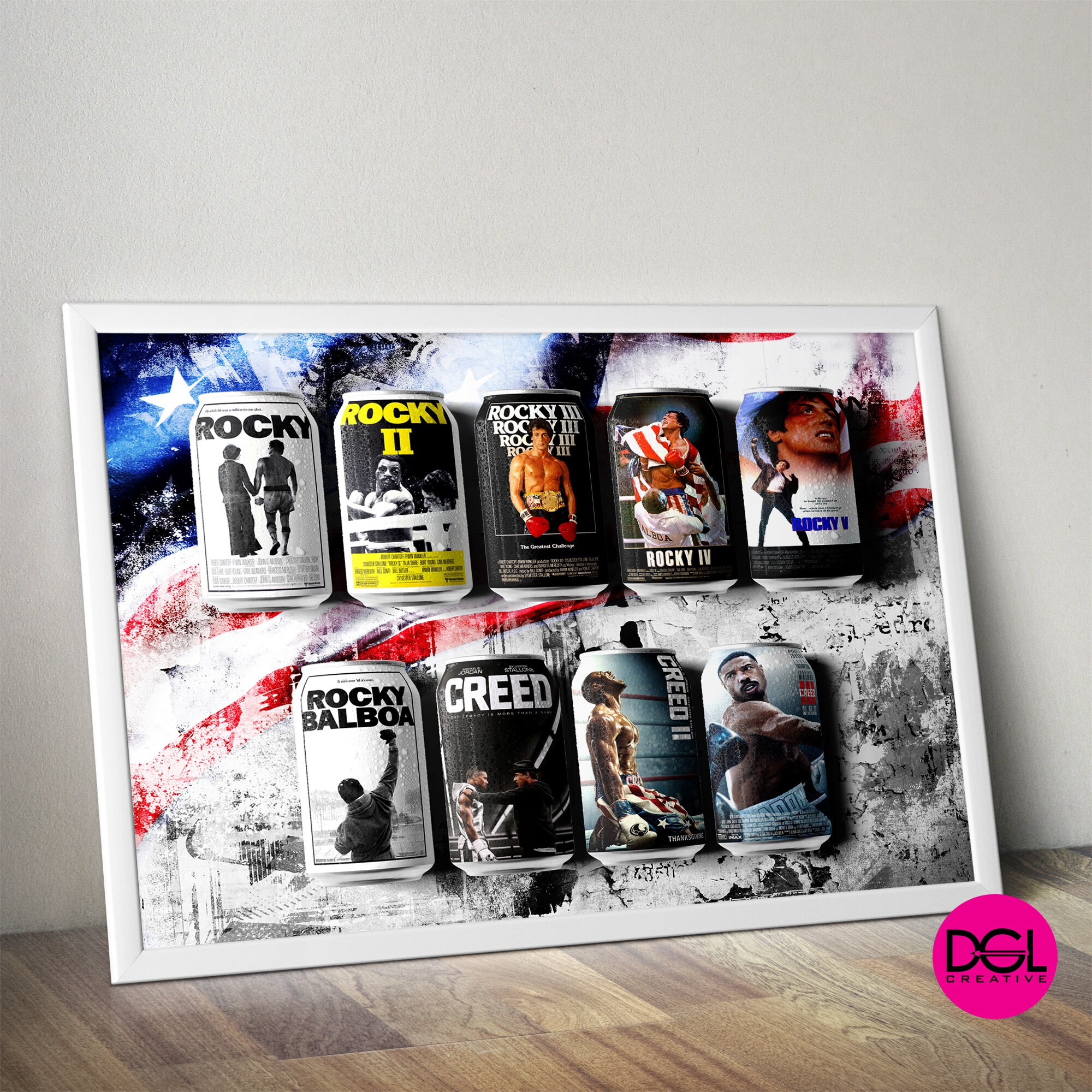 ROCKY BALBOA Collection CREED Beer Can Art Print Poster - Etsy