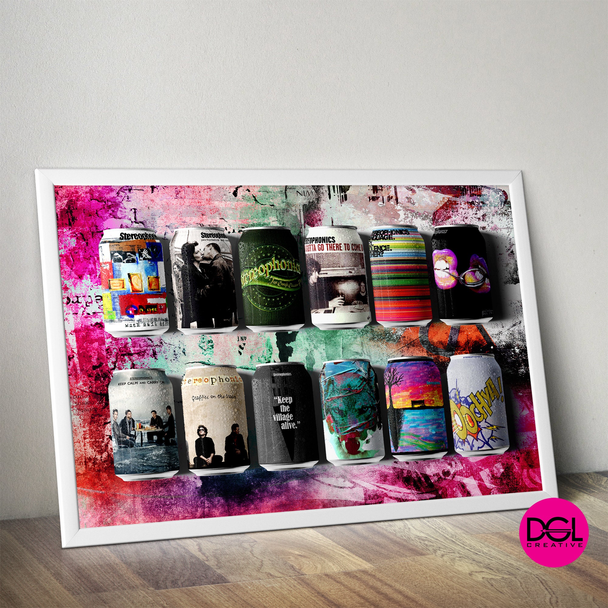 STEREOPHONICS Album Cover Beer Can Art Print Poster Kelly | Etsy