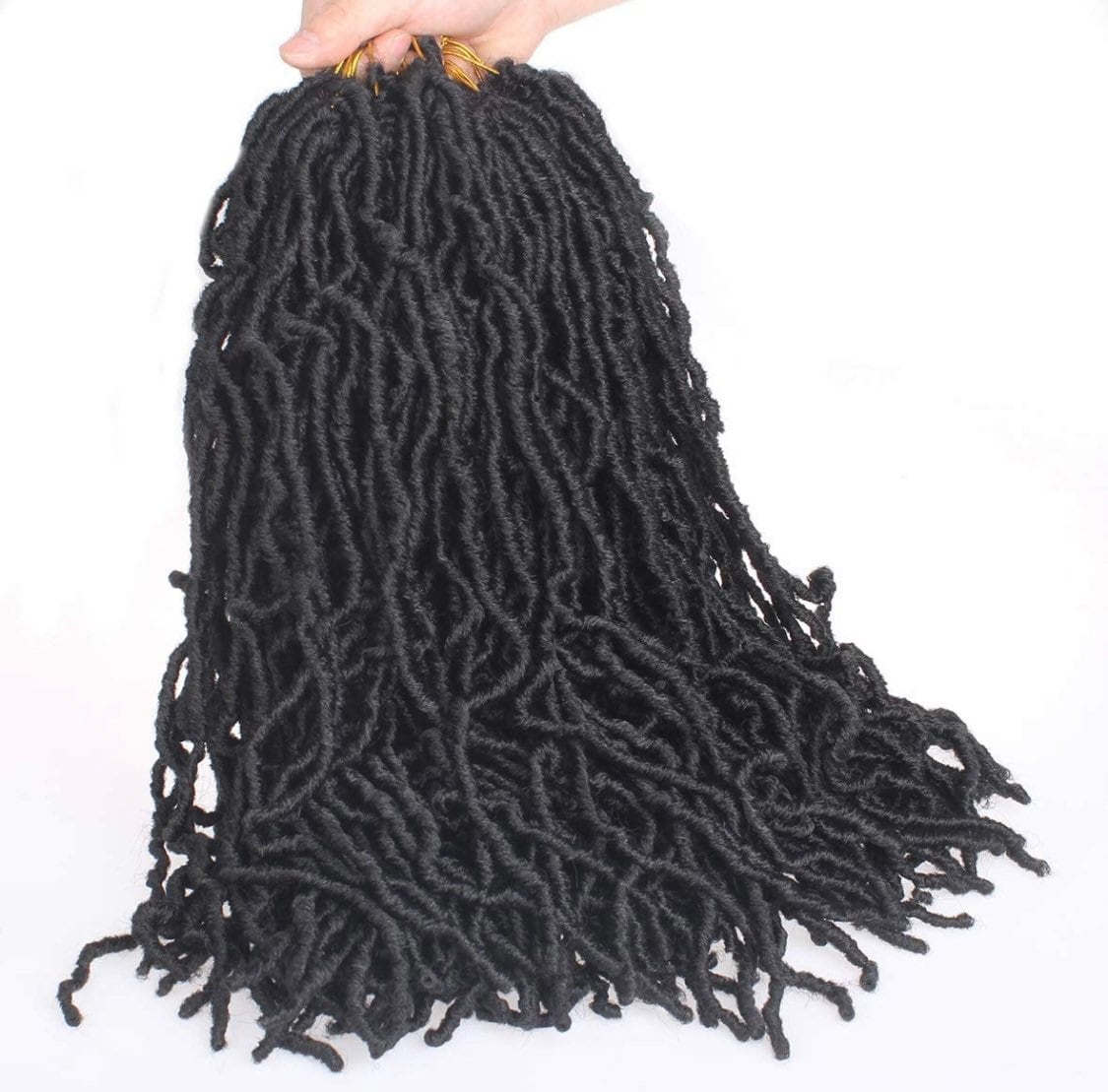 6 Packs 18 Inch Nu Faux Locs Crochet Hair - Etsy