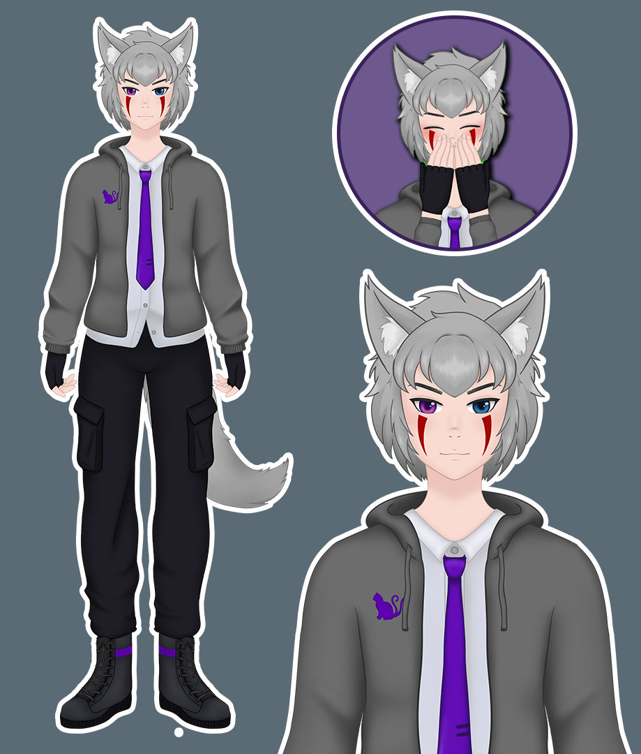 2D Vtuber Model Live2d PSD and Rigging for Vtubing Twitch Streaming and ...
