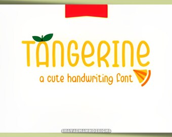 Tangerine Retro Font - Etsy
