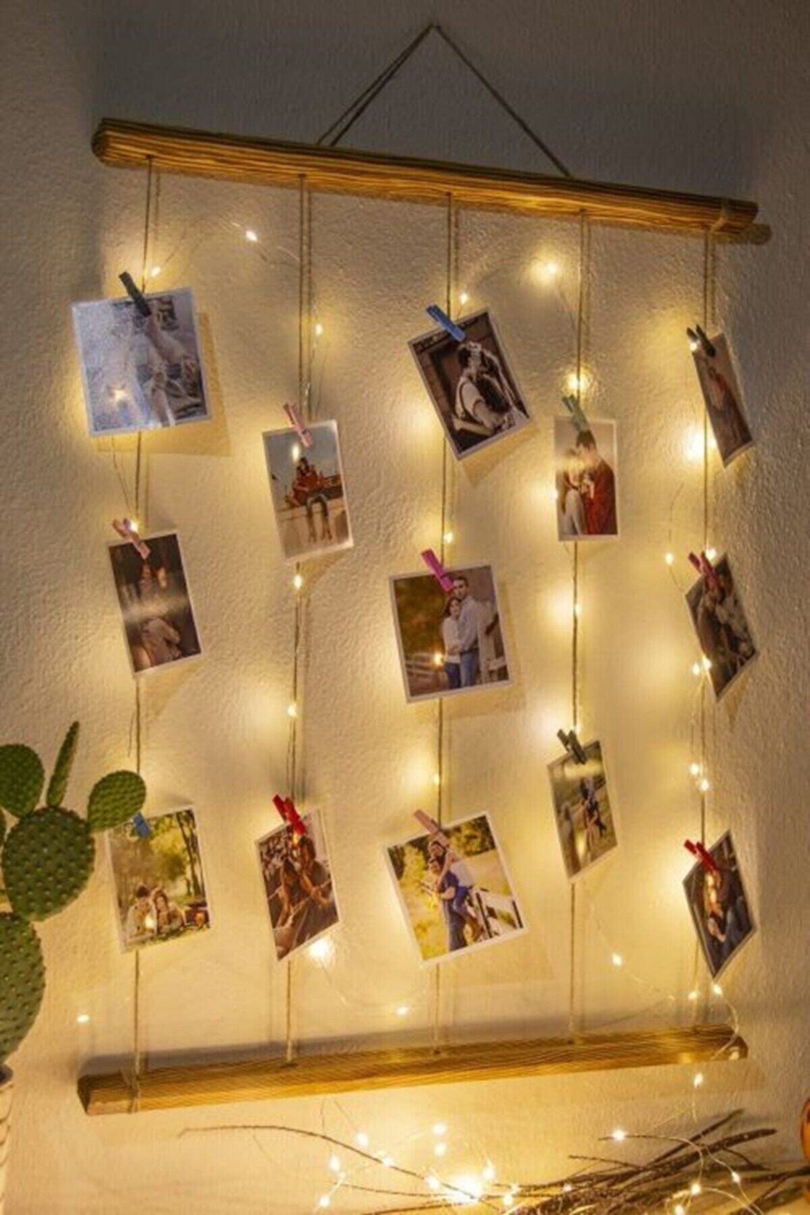 Wooden Lighted Picture Frame Wooden Picture Frame Picture Frame Light ...