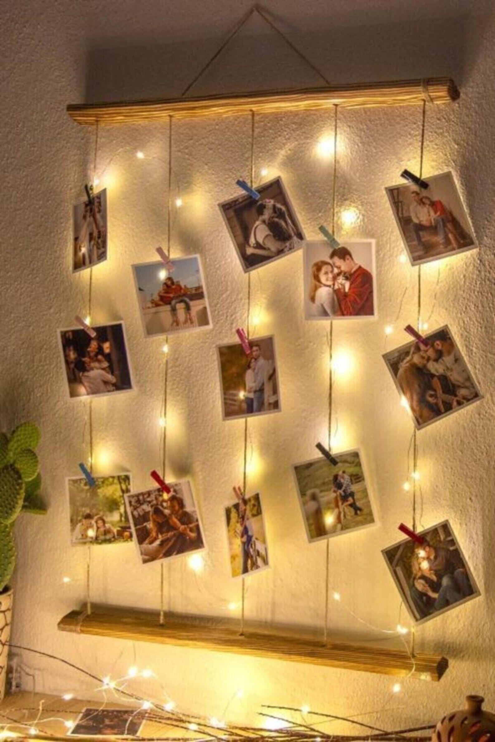 Wooden Lighted Picture Frame Wooden Picture Frame Picture Frame Light ...