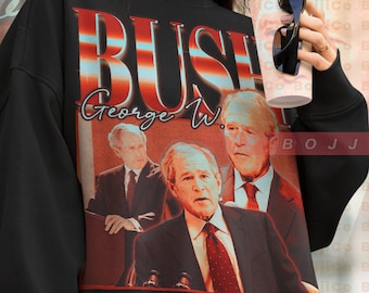 George Bush Shirt - Etsy