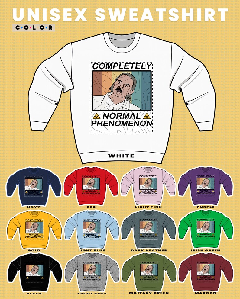 RETRO Completely Normal Phenomenon Dyatlov Sweatshirt Meme - Etsy