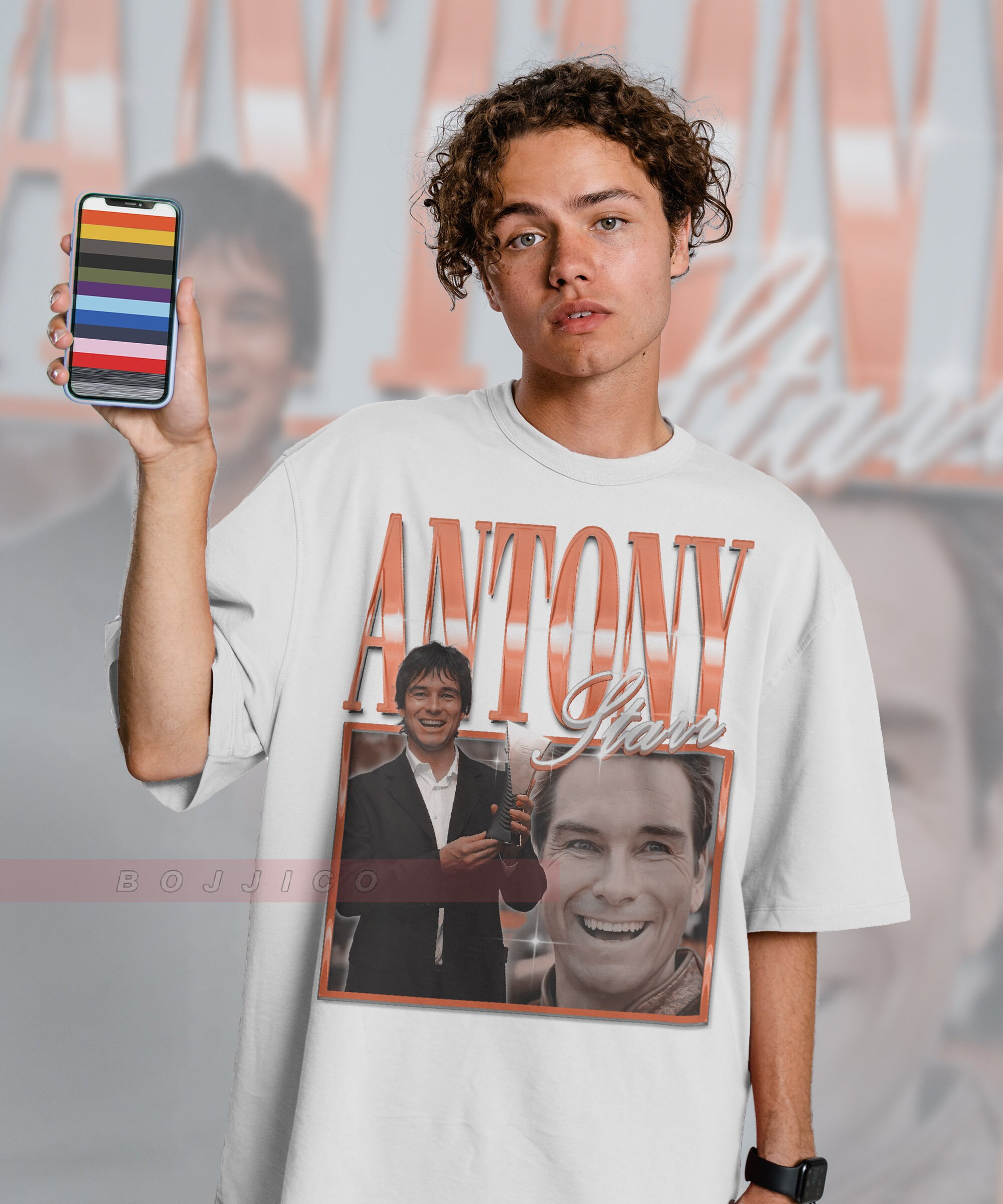 RETRO ANTONY STARR New Zealand Actor Best Shirt Without A - Etsy