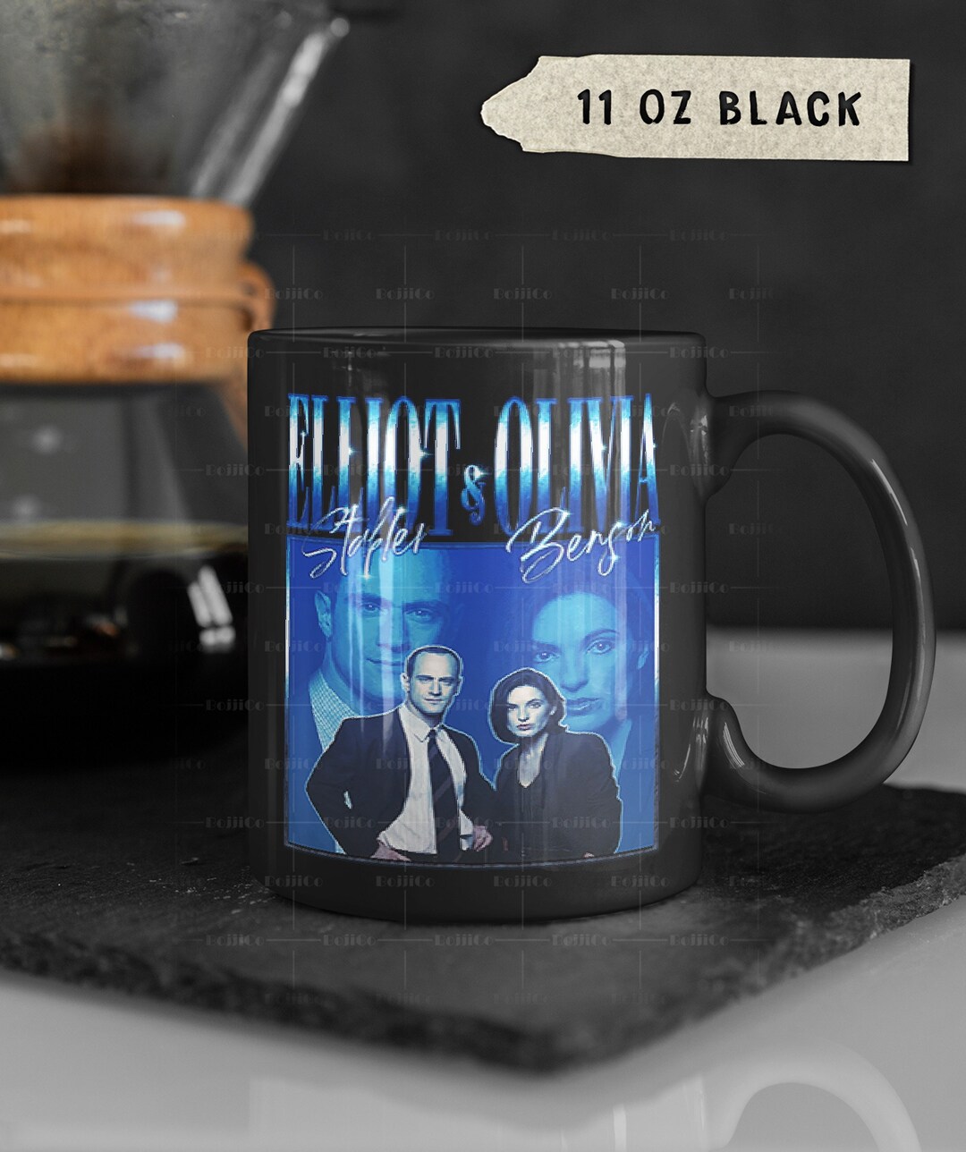 Elliot Stabler and Olivia Benson Coffee Mug,law and Order SVU Retro 90 ...