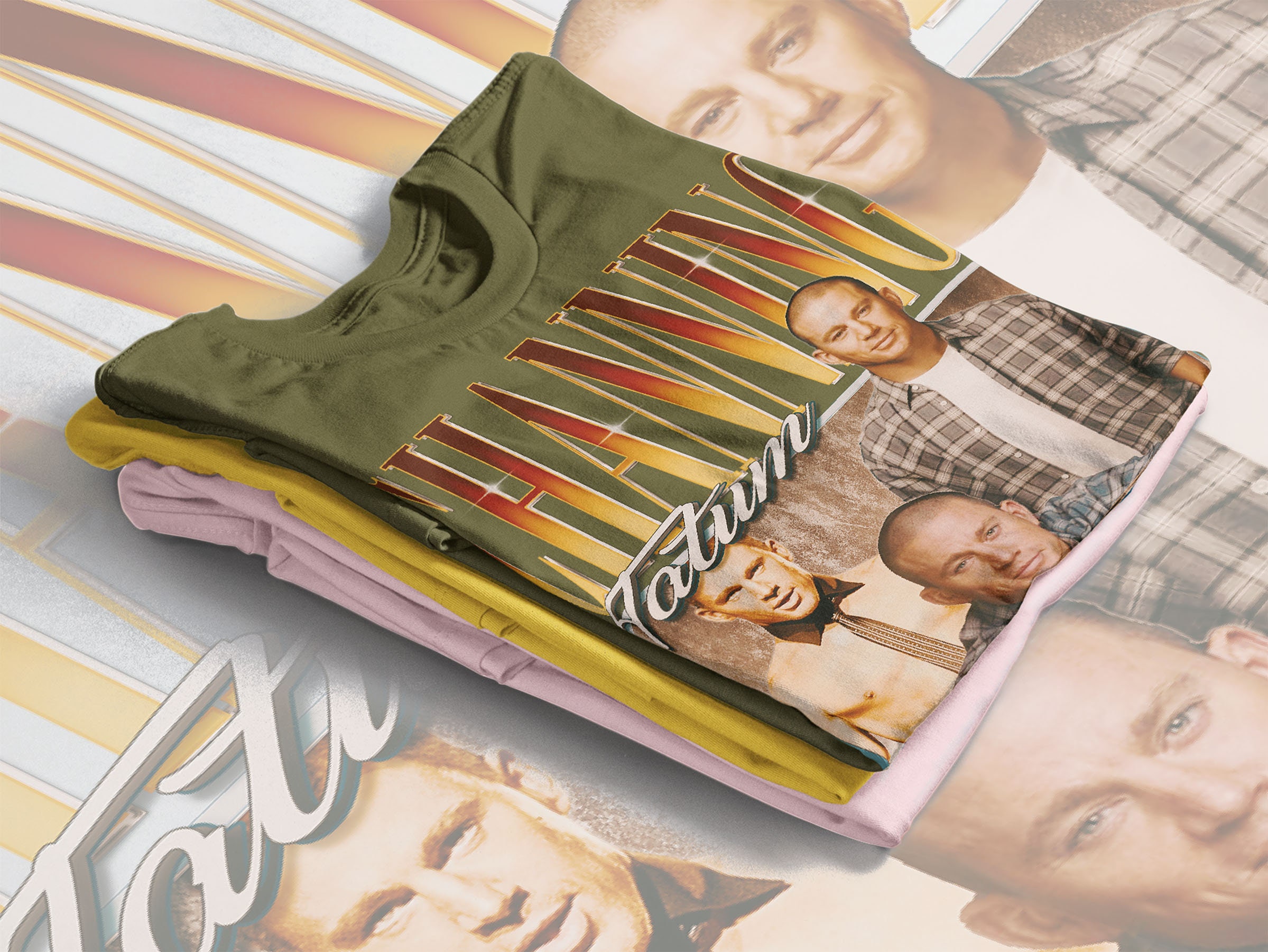 RETRO CHANNING TATUM Shirt Channing Tatum Retro Sweatshirt - Etsy