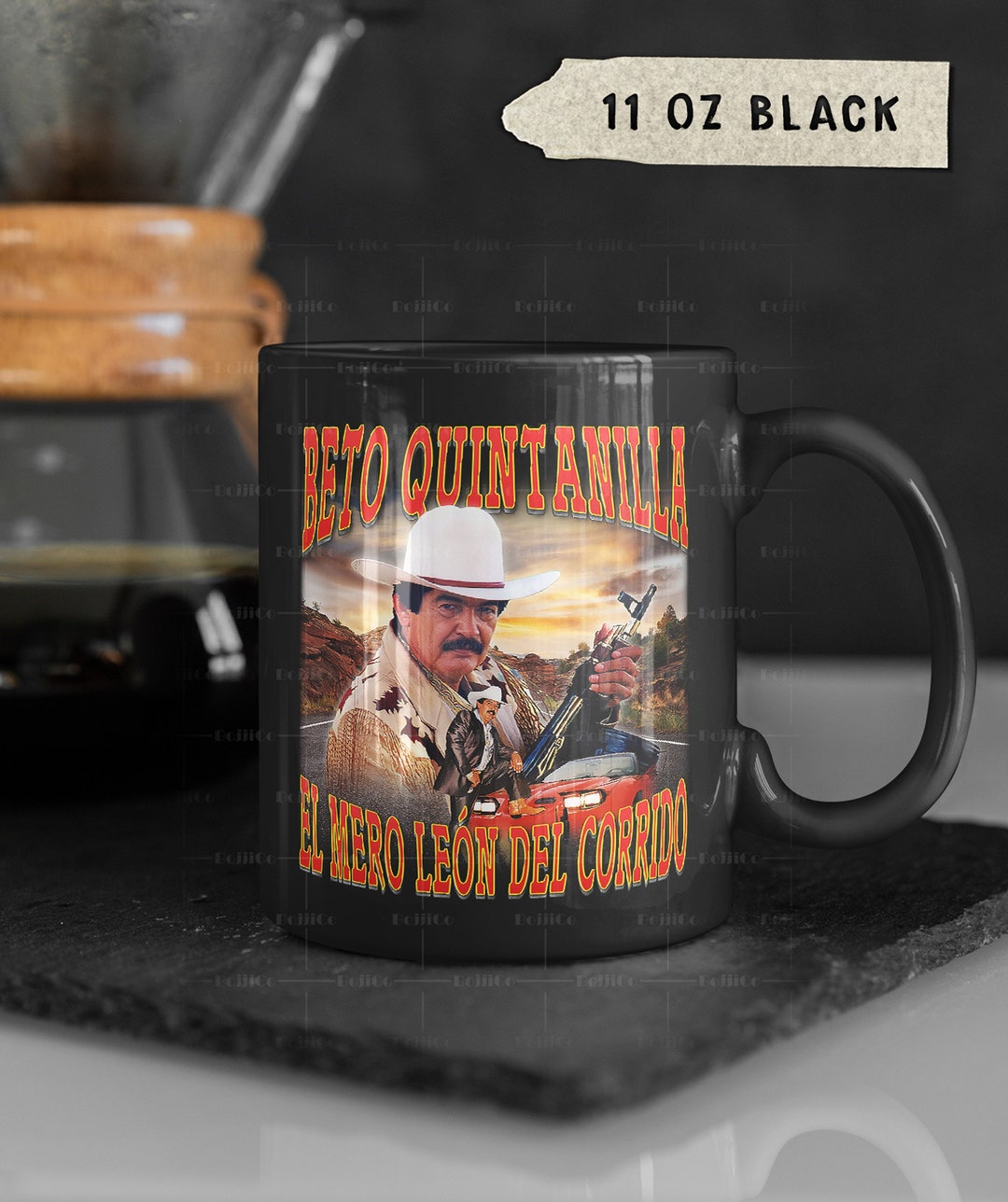 Norberto beto Quintanilla Coffee Mug, Vintage Corridos Music Artist Mug ...