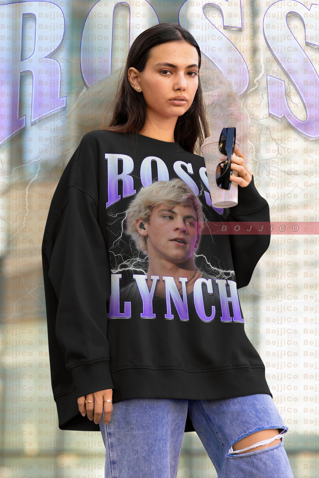 ROSS LYNCH Vintage Sweatshirt, Ross Shor Lynch Sweatshirt, R5 Lynch ...