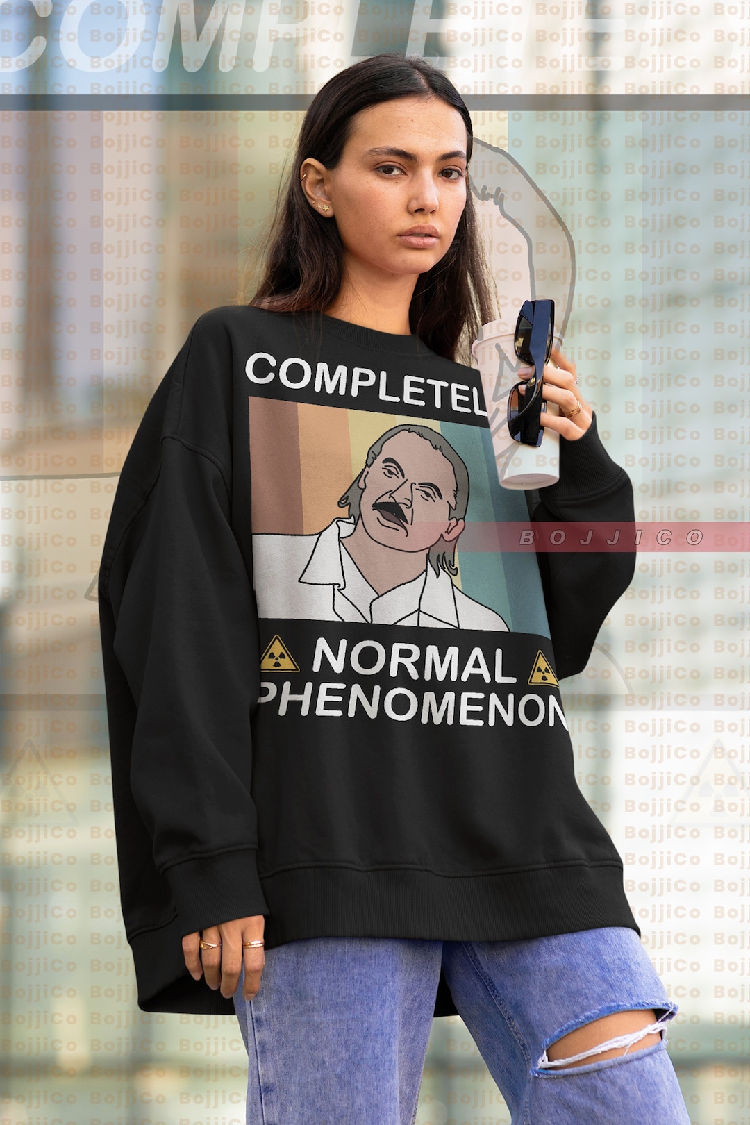 RETRO Completely Normal Phenomenon Dyatlov Sweatshirt, Meme Chernobyl ...