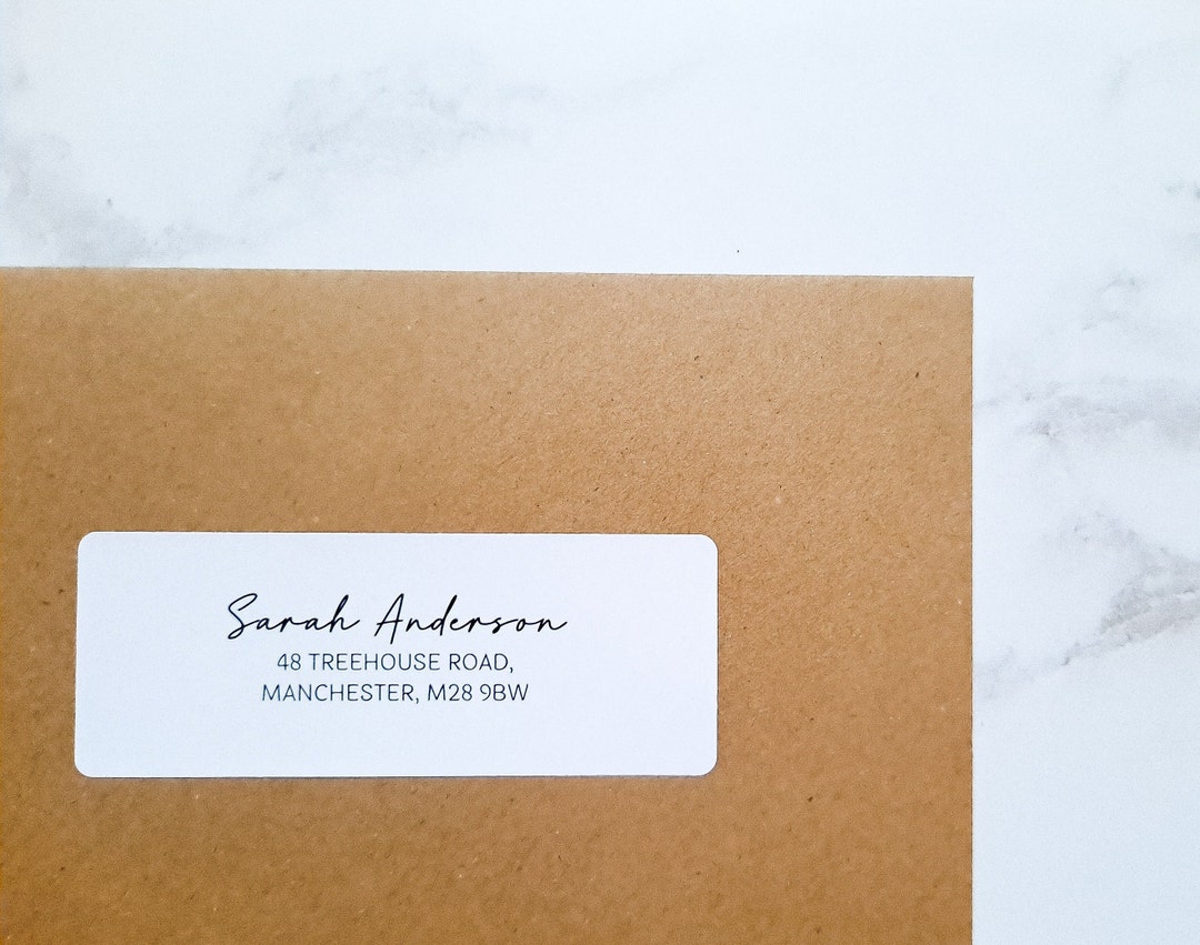 Custom Guest Address Labels, Wedding Envelope Stickers, Invitation ...
