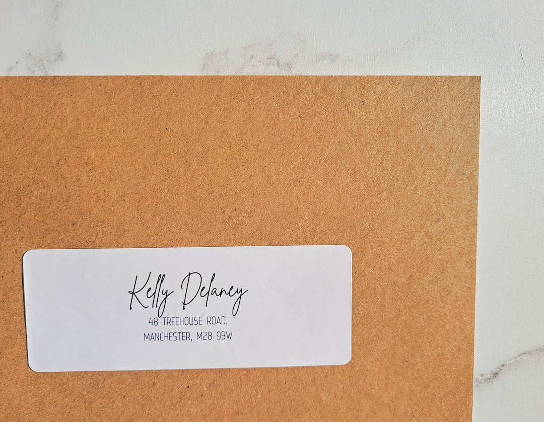 Custom Guest Address Labels, Wedding Envelope Stickers, Personalised ...