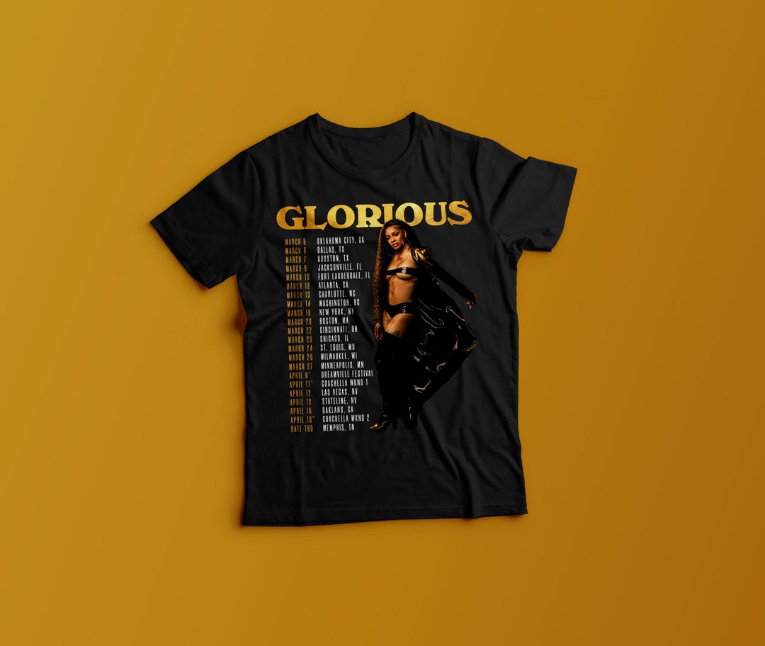 Glorilla Glorious Tour Shirt Design - Etsy