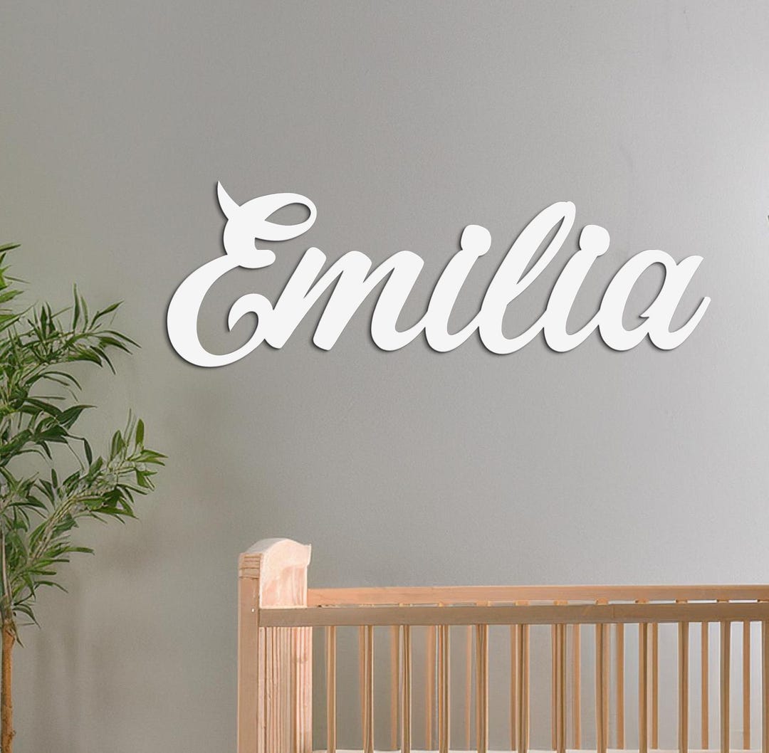 Custom Wood Baby Name Sign,personalized Name Wall Decor, Name Wall ...