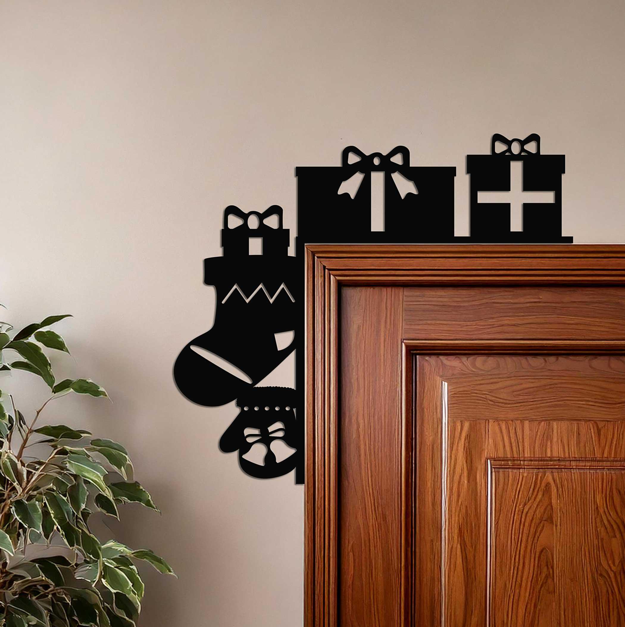 Christmas Door Corner Decor, Window Ornament, Christmas Signs, Front ...
