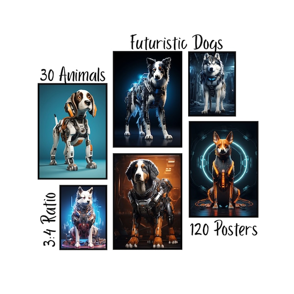 Futuristic Dogs - Etsy