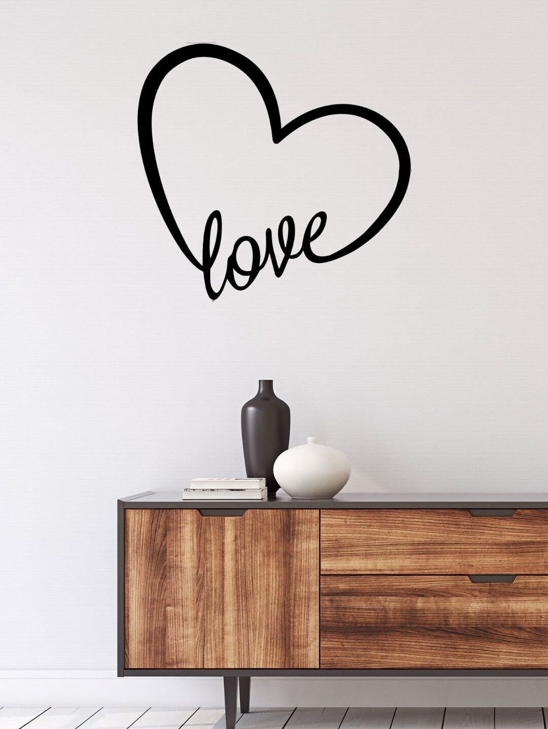 Metal Heart Sign - Etsy