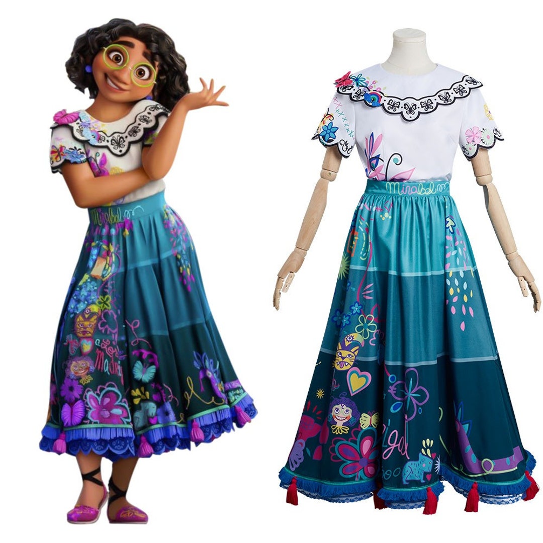Disney Encanto Mirabel Madrigal Cosplay Kostüm Cosplay Perücke - Etsy ...